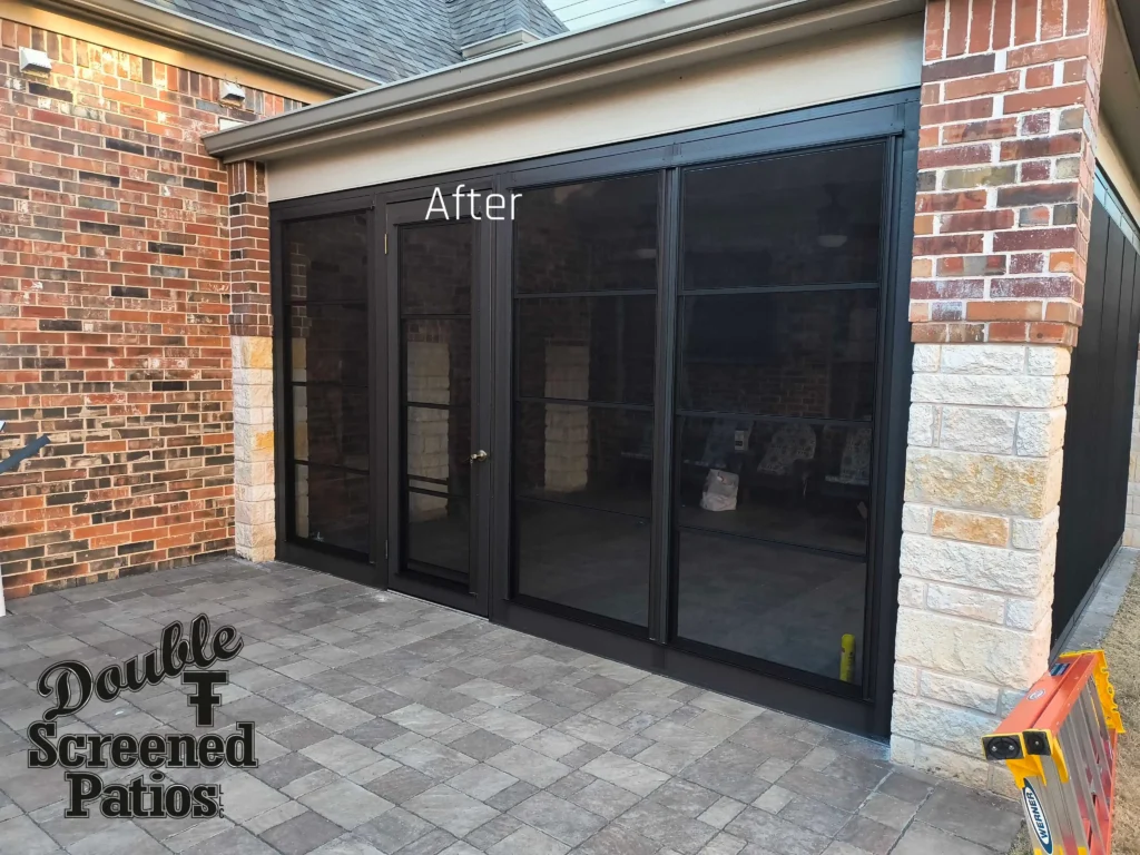Vinyl Slider Windows Gallery | Double T Screened Patios